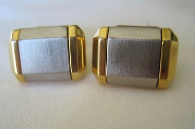 Rare Donald Trump Signature Collection Silver and Gold-Tone Cufflinks ...