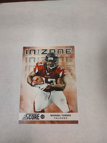 2012 Score In the Zone Atlanta Falcons Football Card #15 Michael Turner ...