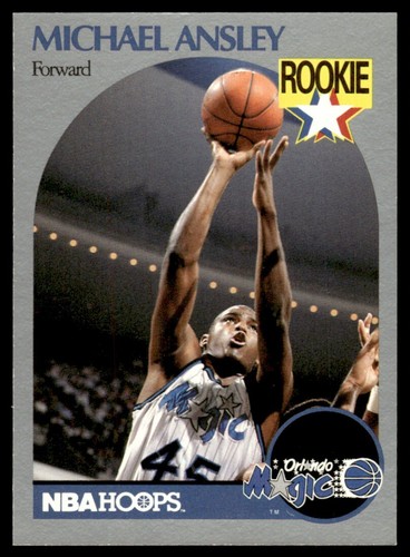 1990-91 NBA Hoops #215 Michael Ansley Orlando Magic | eBay