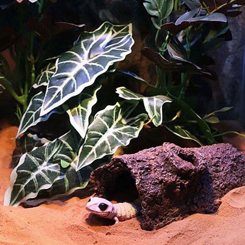 Simulation Resin Tank Accessories Caves Wood House Turtles Trumpet Bark ...