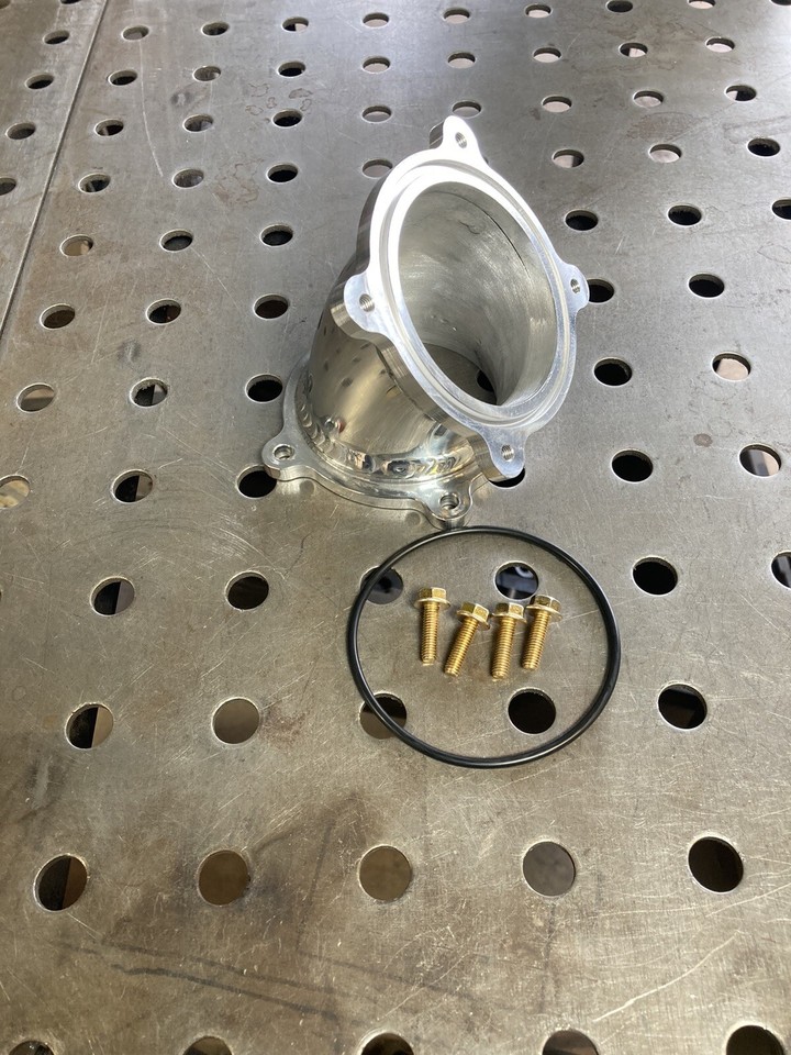 Ford 7.3L Godzilla throttle body adapter. 45 degree elbow. | eBay