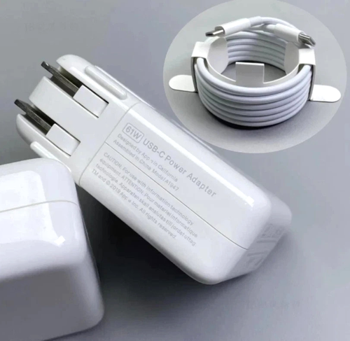 NEW 61W Fast-charging Charger OEM USB-C Type-C For Macbook Pro/ Air ...