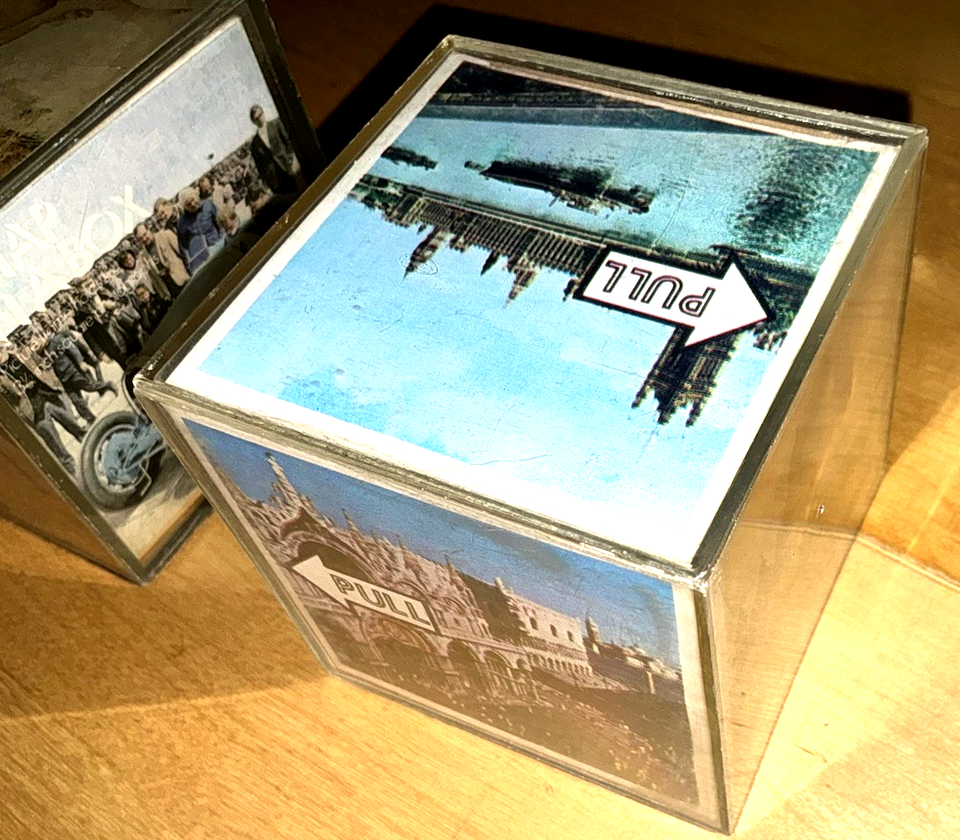 Photo Frame Cube ( x 2 Lot ) 1970s / 1980s Retro Good Cond. Snap in a ...