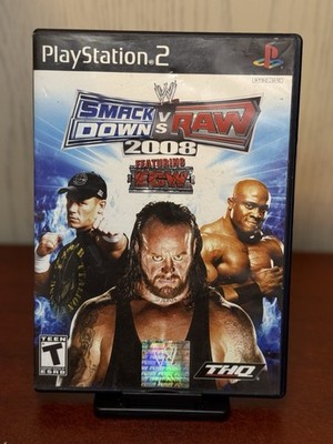 THQ WWE SmackDown vs. Raw 2008 Featuring ECW PS2 2007 CIB Manual ...