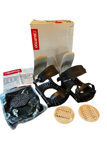 Burton Custom 2006 Snowboard Bindings Mens Large Black w Box Vintage | eBay