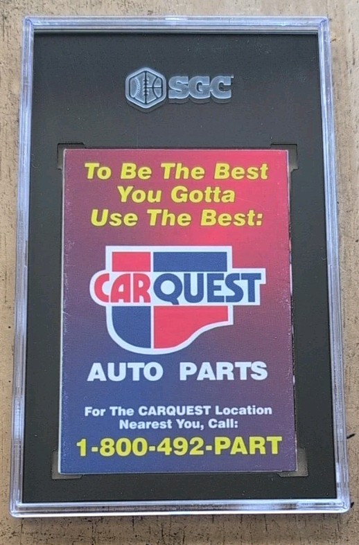 1995 Seattle Mariners Baseball Schedule Ken Griffey Jr. SGC Authentic ...