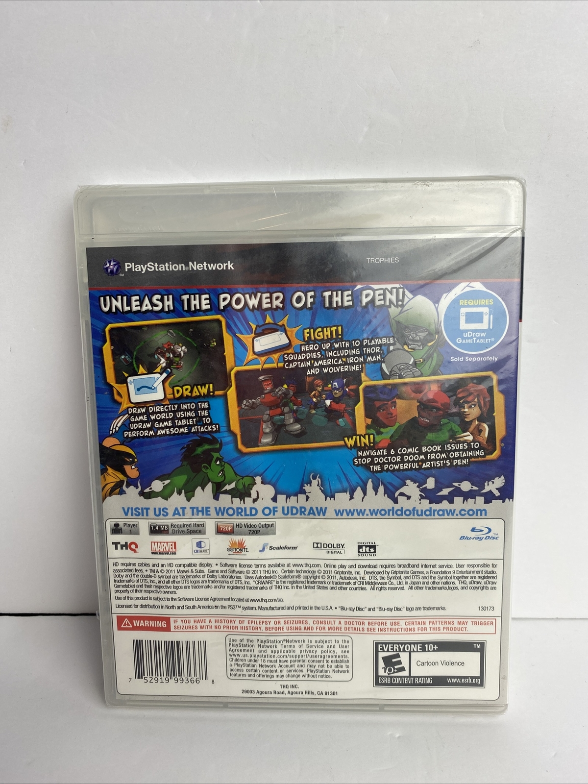 Marvel Super Hero Squad: Comic Combat (Sony PlayStation 3, 2011) for ...