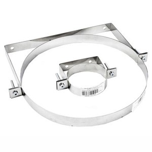 Stainless Steel, Chimney Flue, Wall Support Clamp Pipes Stove Ø80 ...