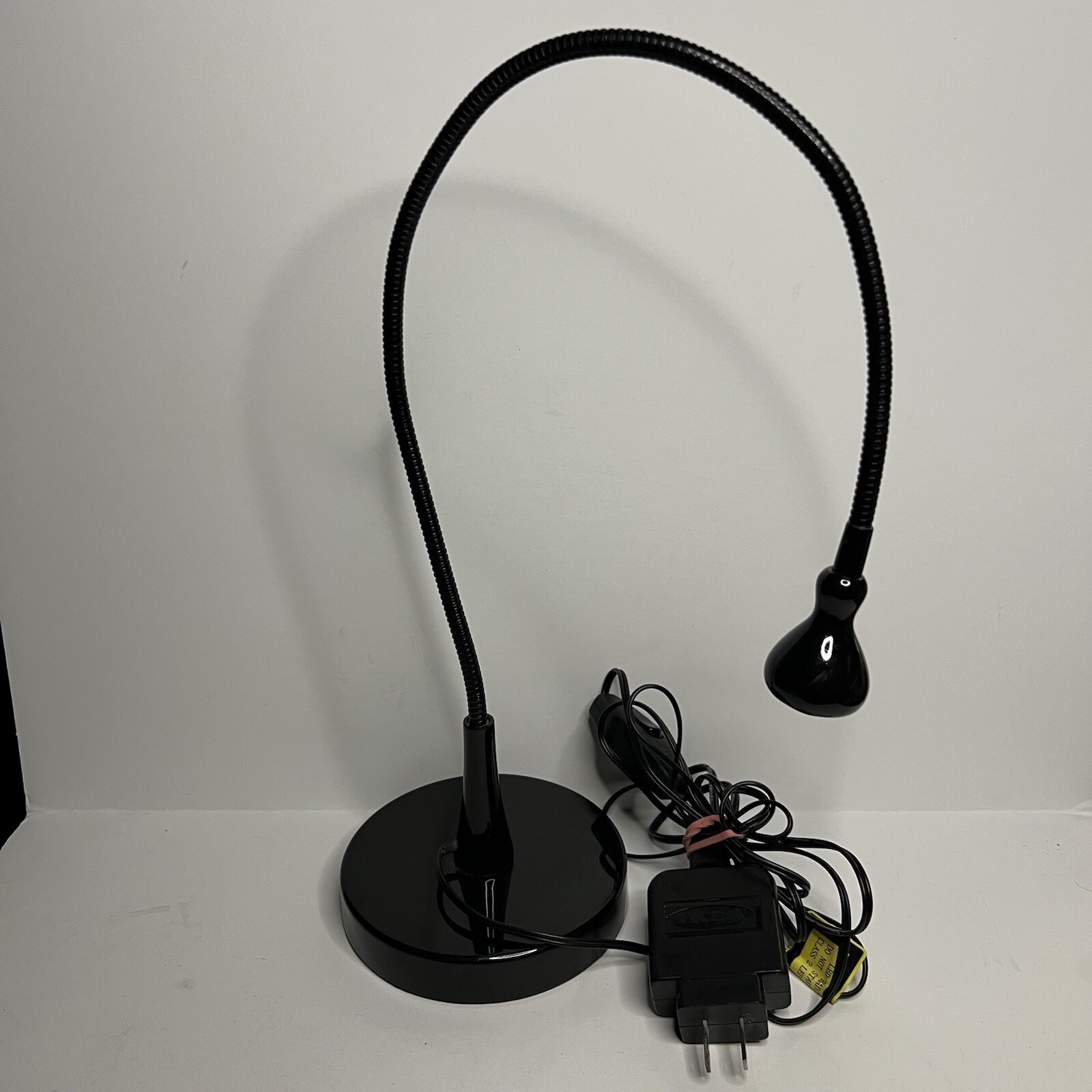 Ikea Jansjo Black Gooseneck Snake Led Desk Lamp Discontinued Plug In | eBay