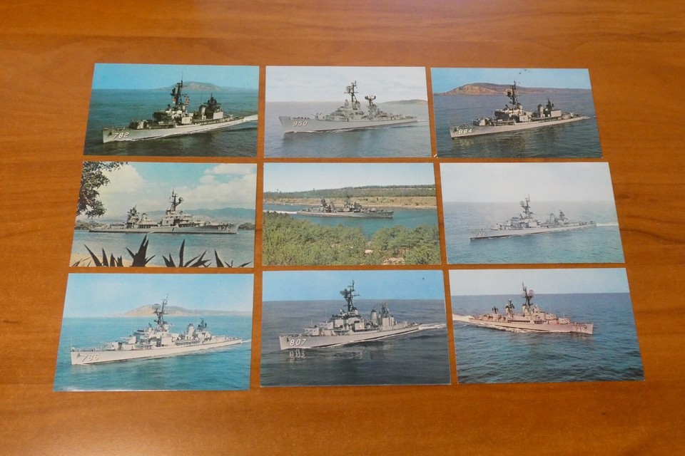 Lot of 58 Original US Navy Photo Postcards DD Destroyer Warships | eBay