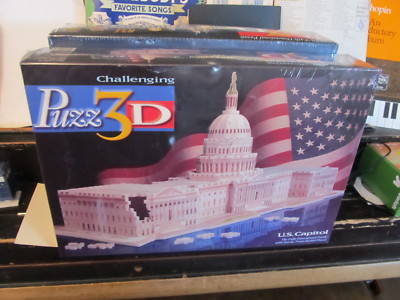 Puzz 3d U.S. Capitol Puzzle FACTORY SEALED 700 pieces NEW Wrebbit | eBay