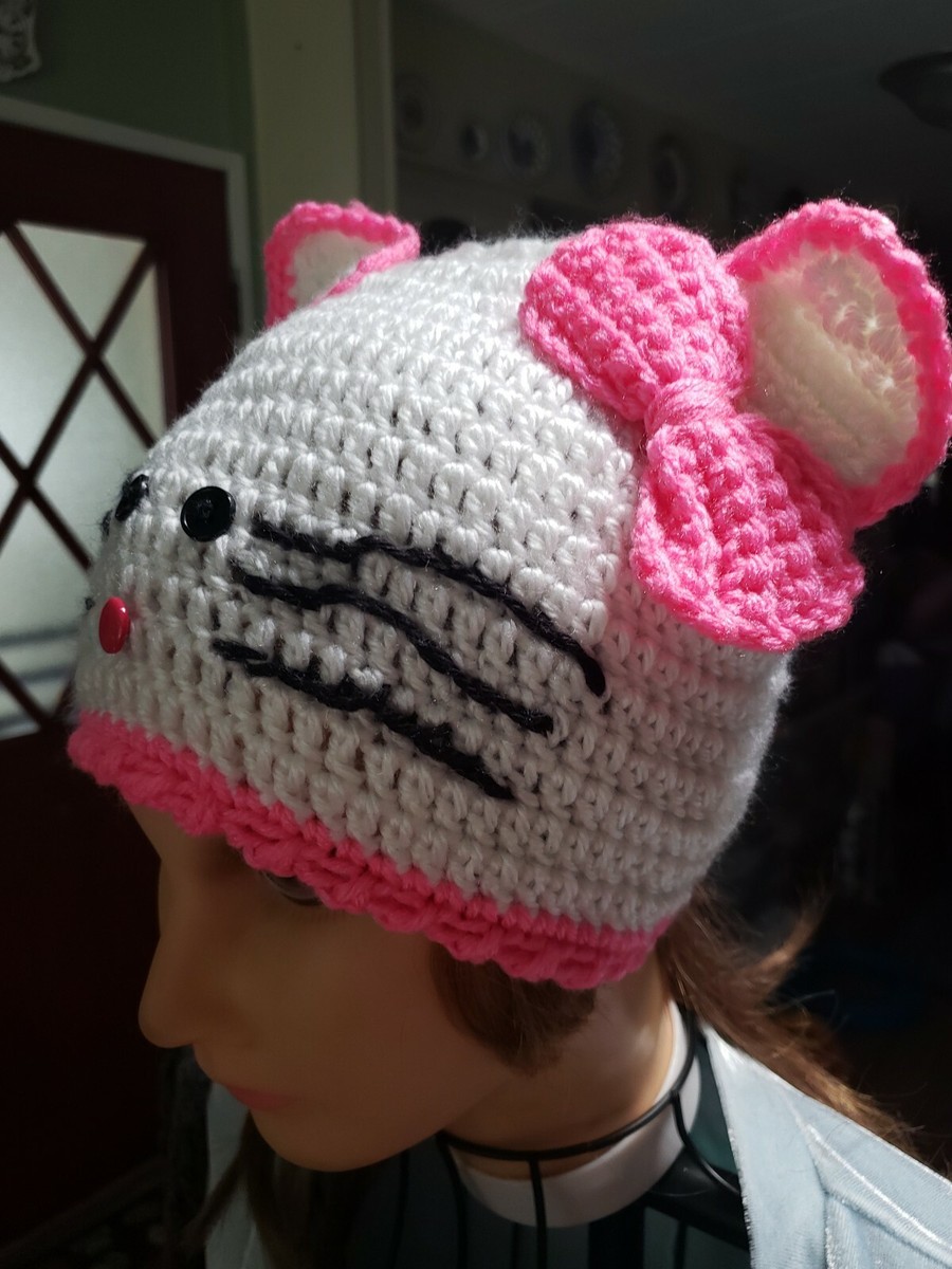 Hello Kitty Knit Hat Pattern HelloKitty Hat: Crochet Pattern | Ribblr