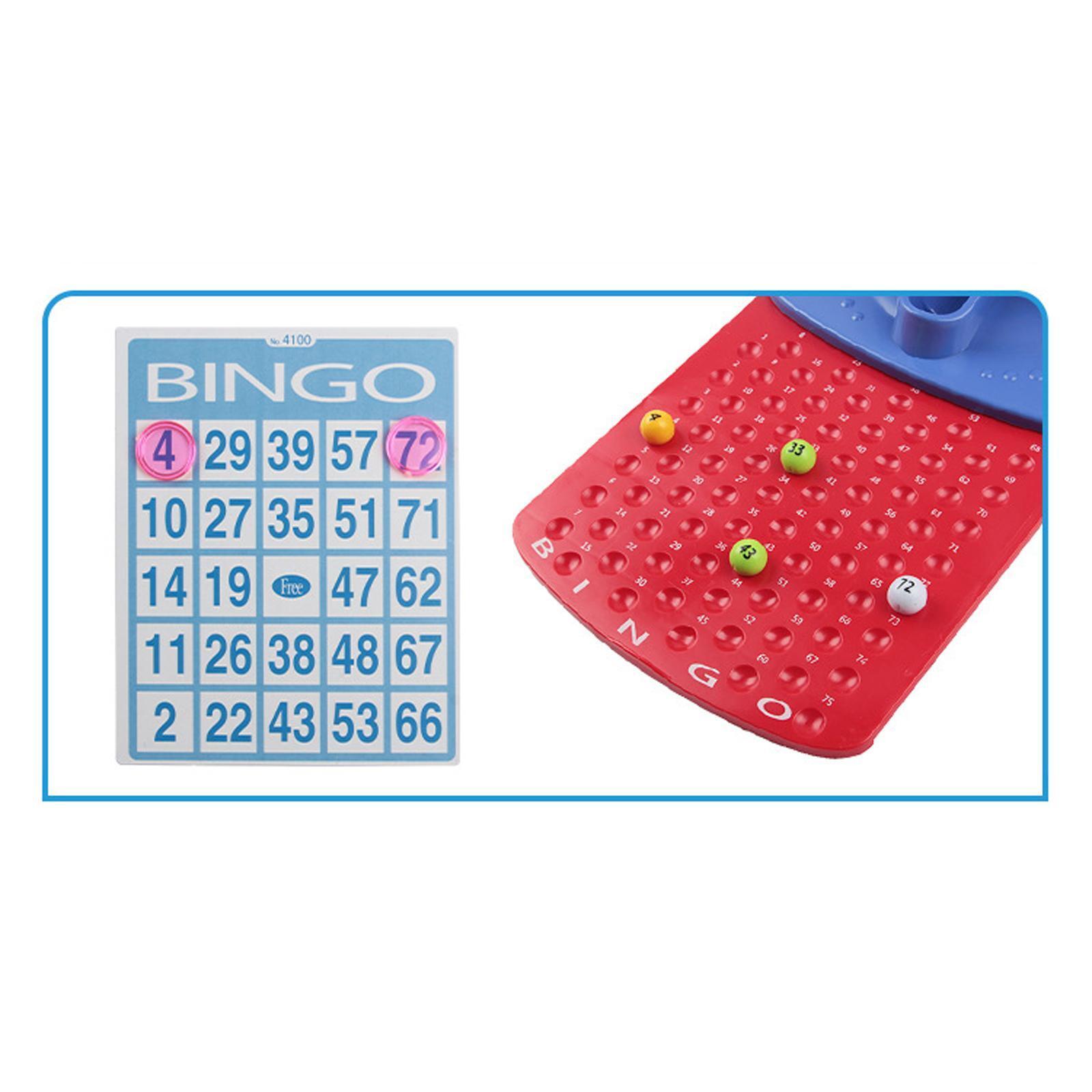 Traditional Bingo Game Reusable Bingo Machine Toy for Party Birthday | eBay