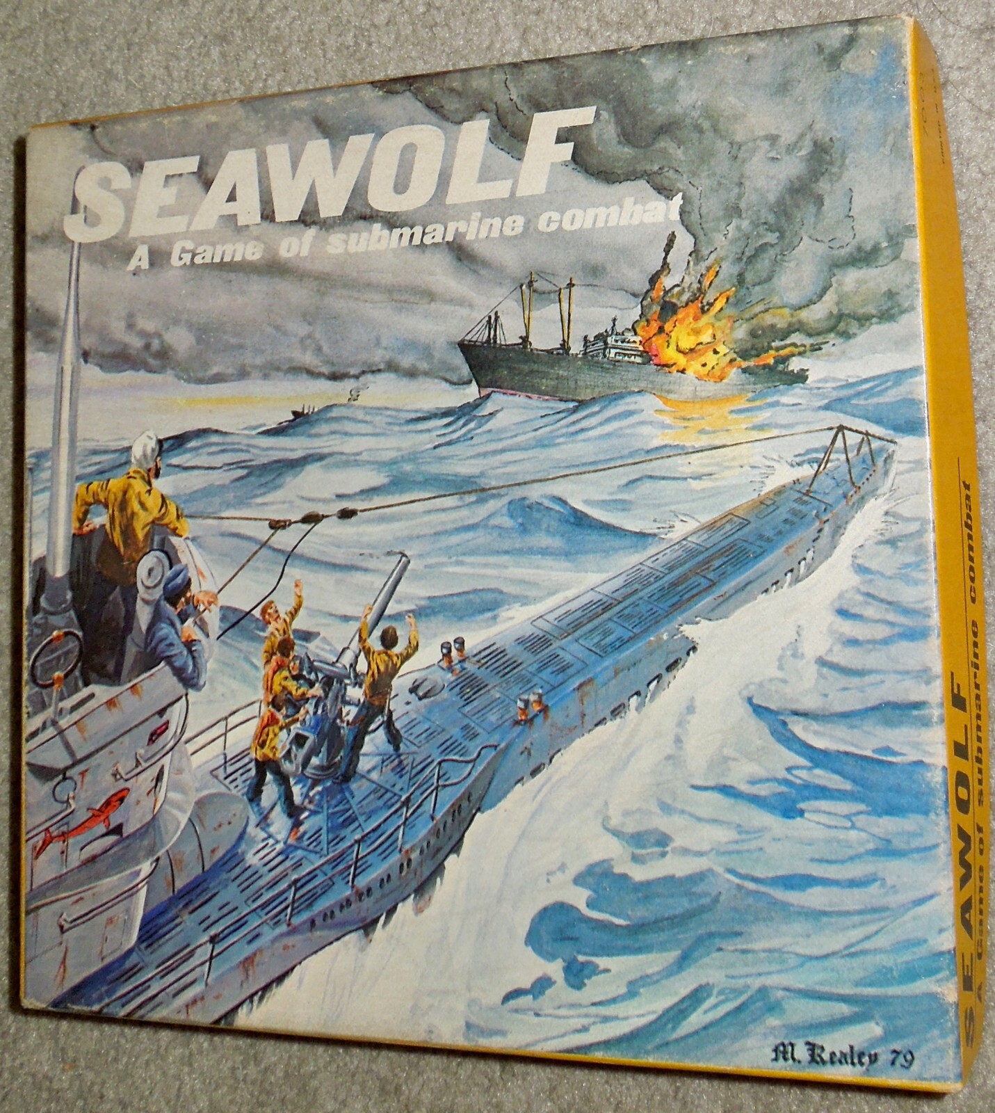 Vintage 1979 Grenadier WW2 War Game: Seawolf: A Game of Submarine ...
