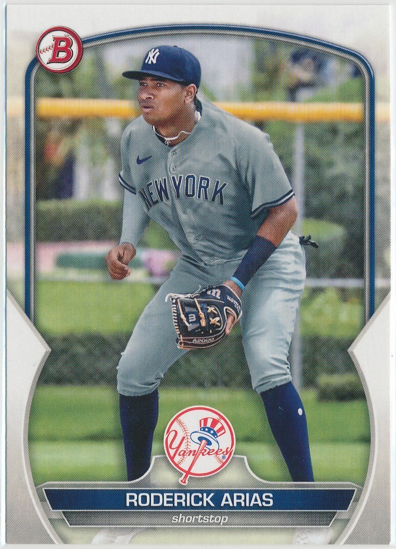 Roderick Arias - New York Yankees - 2023 Bowman Baseball - Prospect - # ...