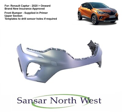 For Renault Captur - Front Bumper In Primer Upper Section Only - 2020 ...