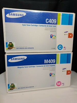 New Samsung Toner M409, C409, Cyan, Magenta Lot | eBay