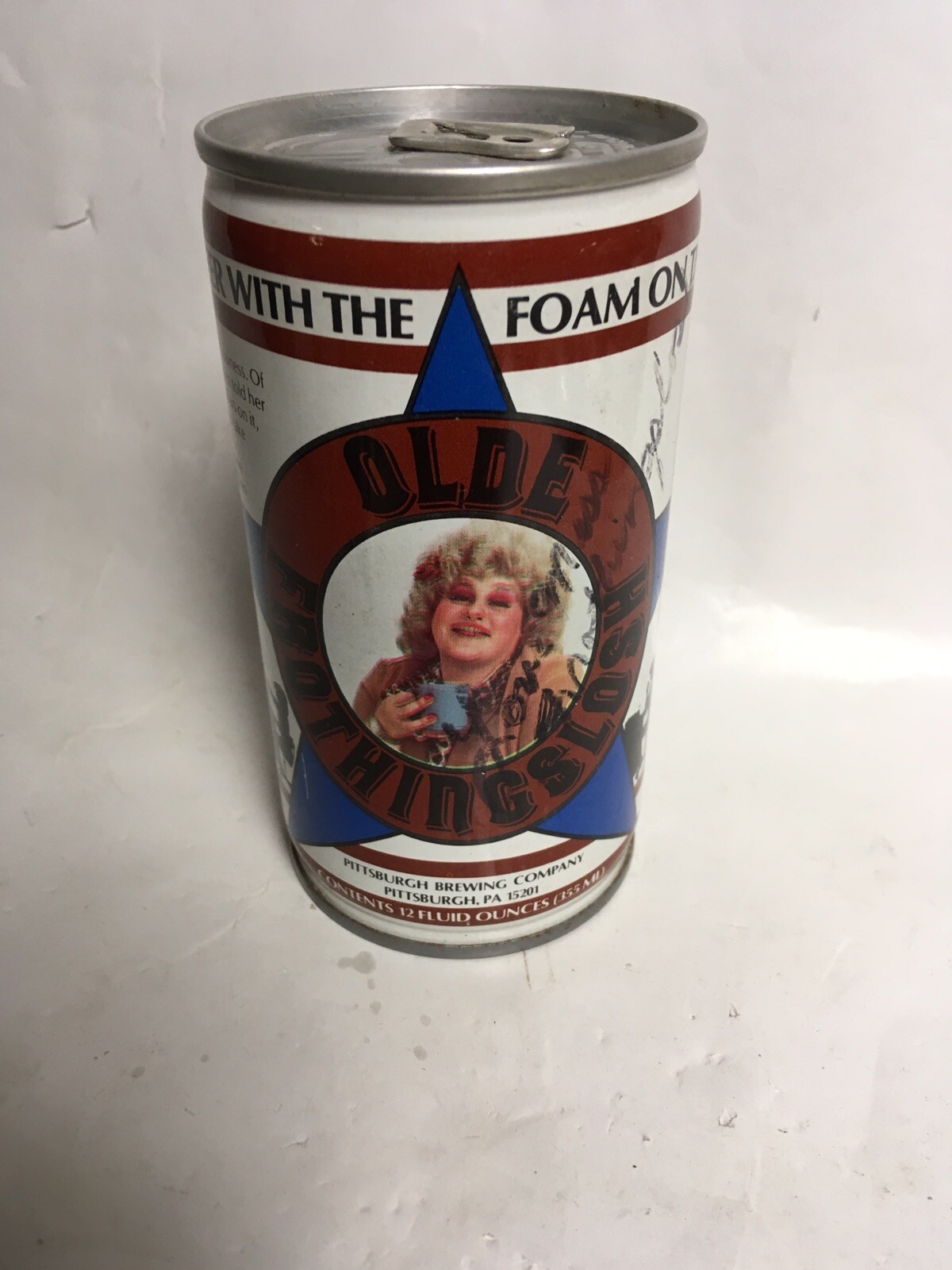 SIGNED OLDE FROTHINGSLOSH - THE BEER WITH THE FOAM ON THE BOTTOM - 12 ...