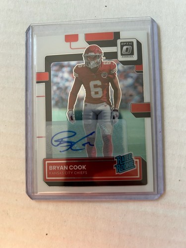 Bryan Cook Panini Donruss Optic Rated Rookie Auto /150 Chiefs RC | eBay