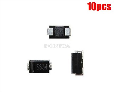 Diode Schottky SS34 10Pcs Smd Type A 1N5822 40V 3A Ic New vx | eBay