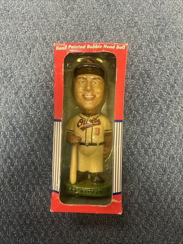 Cal Ripken Jr Hand Painted Bobble Head MLB Baltimore Orioles in Box HOF ...