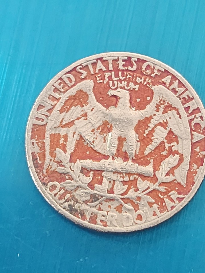 1968 Quarter No Mint Mark And Letters And Date Touching Rim Front And ...