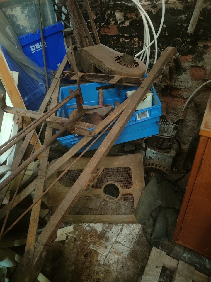 British Anzani Iron Horse Garden Tractor. Farming Tractor. Vintage ...