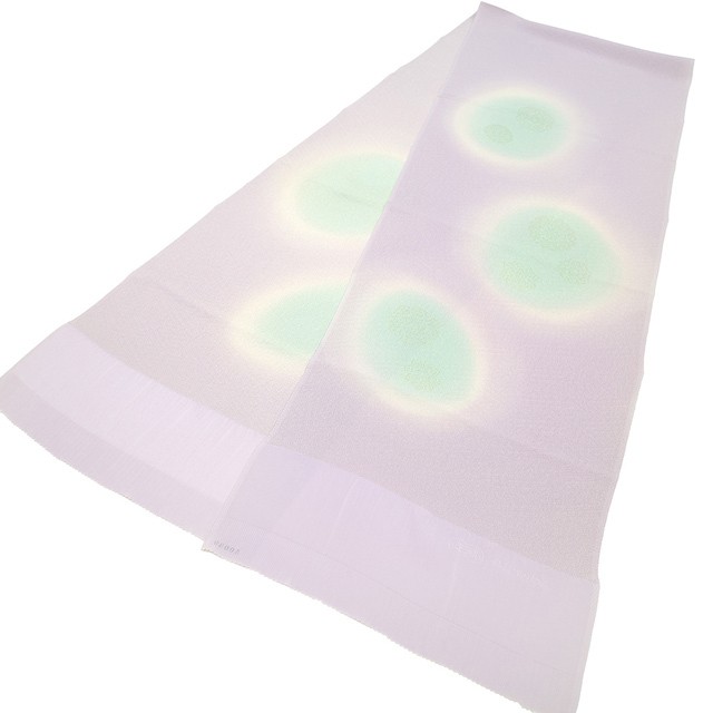 Obiage, Pure Silk, Tango Crepe, Lavender, Flower-Shaped, Formal, Semi ...