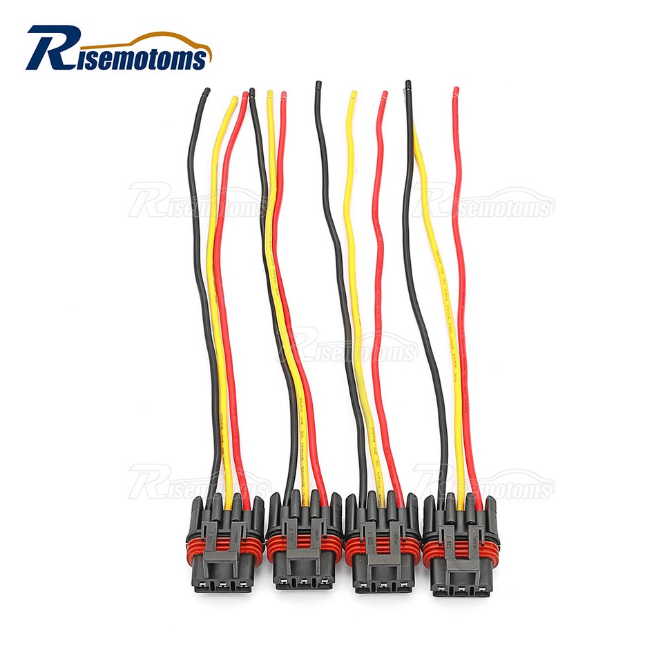 8PCS Pulse Power Plug Connector Pigtail Adapter For Polaris Ranger 1000 ...