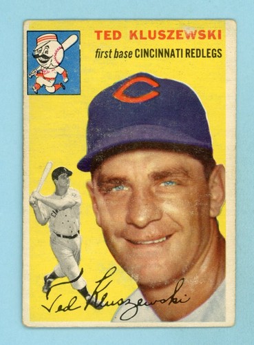 1954 Topps #7 Ted Kluszewski Cincinnati Redlegs Baseball Card VG | eBay