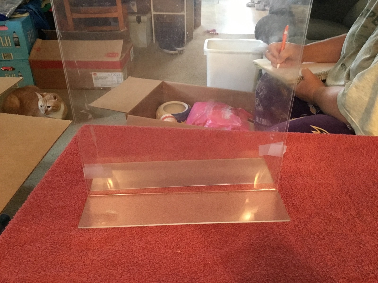 Clear Plastic Stand Up Sign Holder | eBay