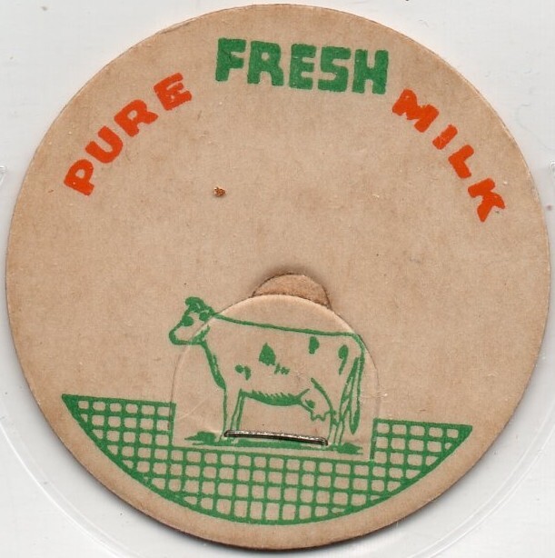 Milk Bottle Cap - PURE FRESH MILK - generic - Standing Cow ...
