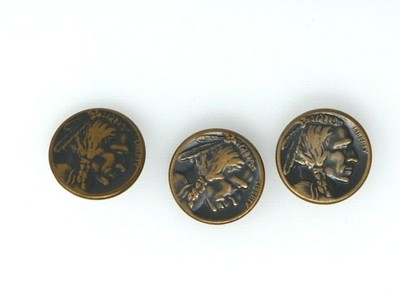 Buttons - Indian Heads