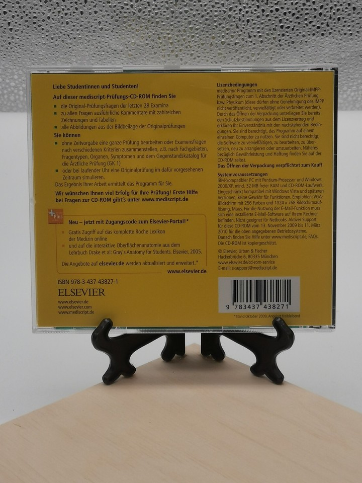 Mediscript 1. Abschnitt der Ärztlichen Prüfung 8/05-8/09 inkl. Physikum ...