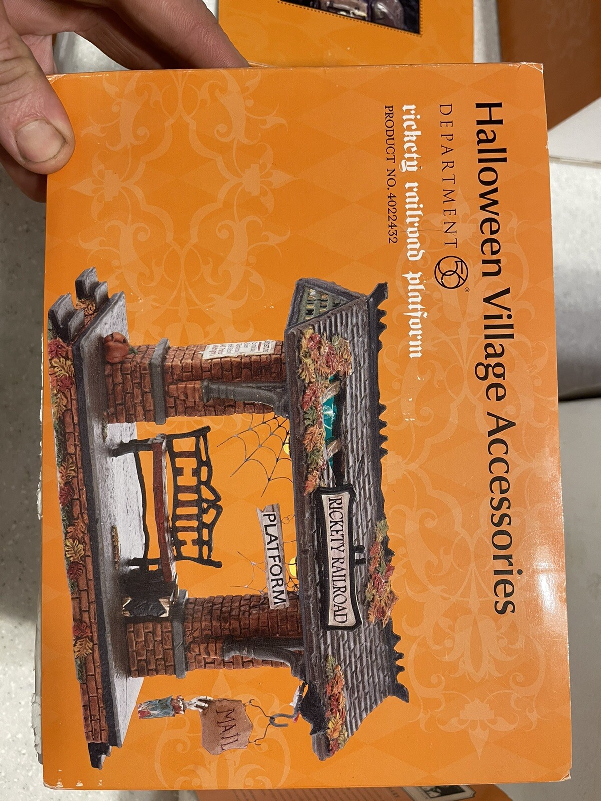 Department 56 Halloween-Haunted Rails-Rickety Railroad Platform ...