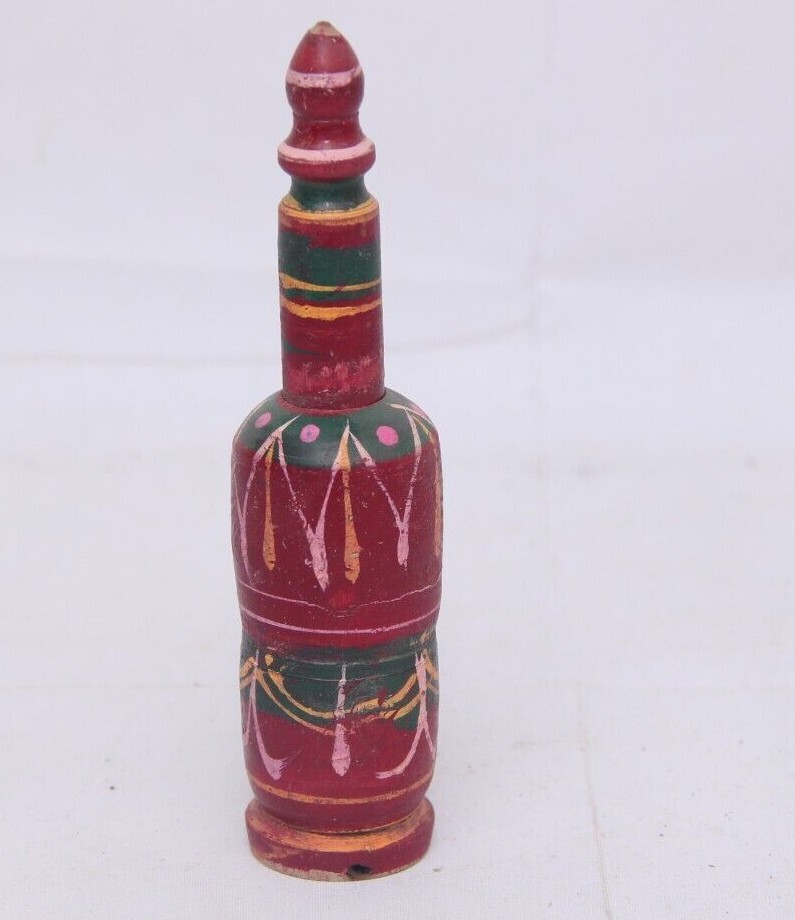 Handmade lacquer Painted Wooden Multicolour Wedding Sindoor Box ...