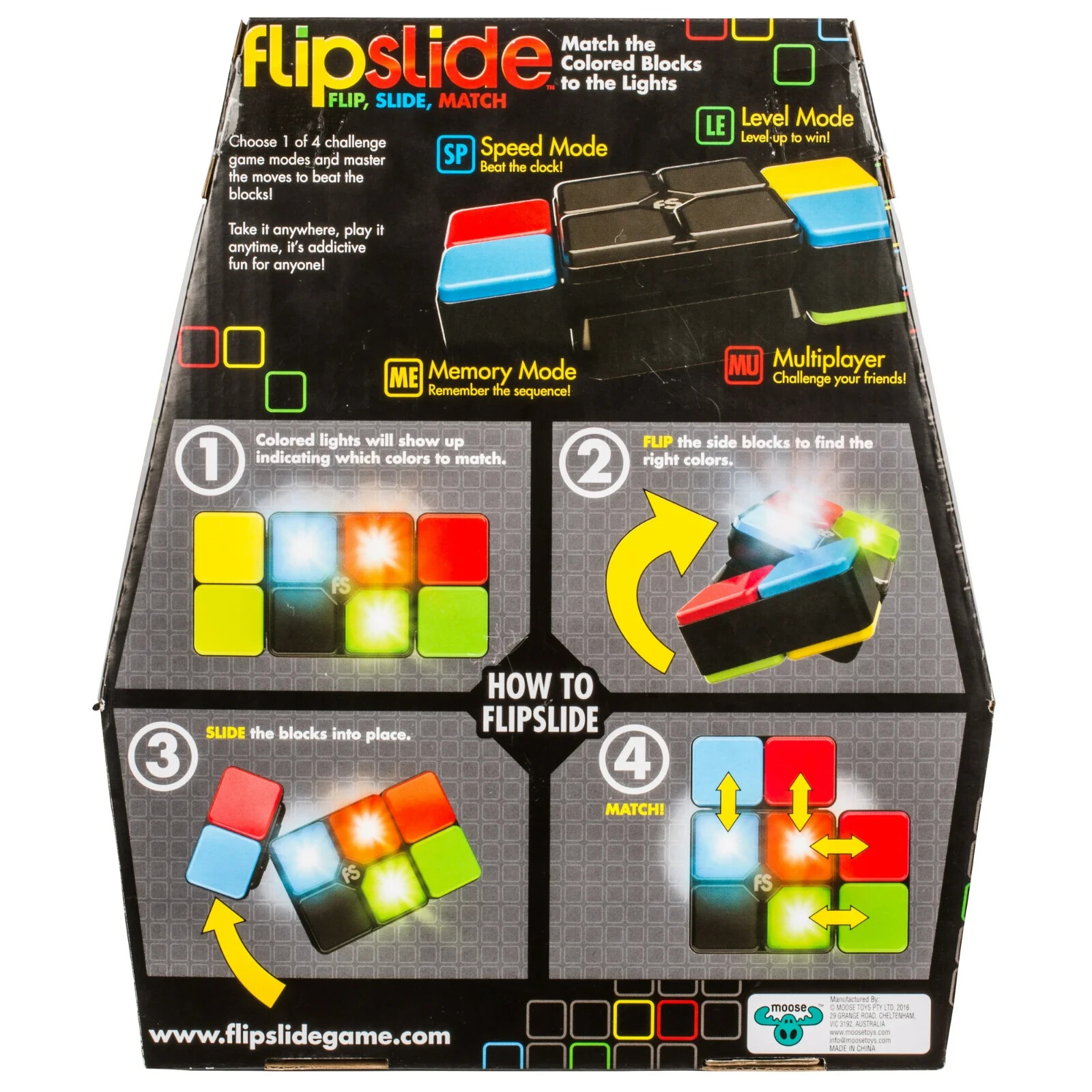Moose Games (25254) Flipslide Handheld Electronic Game for sale online | eBay