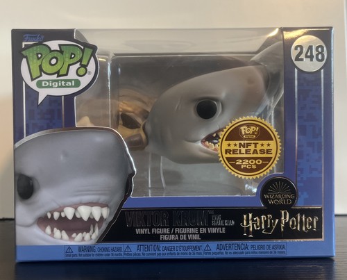 Funko Pop! Digital #248 Harry Potter Viktor Krum Shark Head Legendary ...