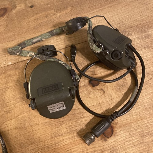 MSA Sordins Comms Headset W/ Gel Cups | eBay