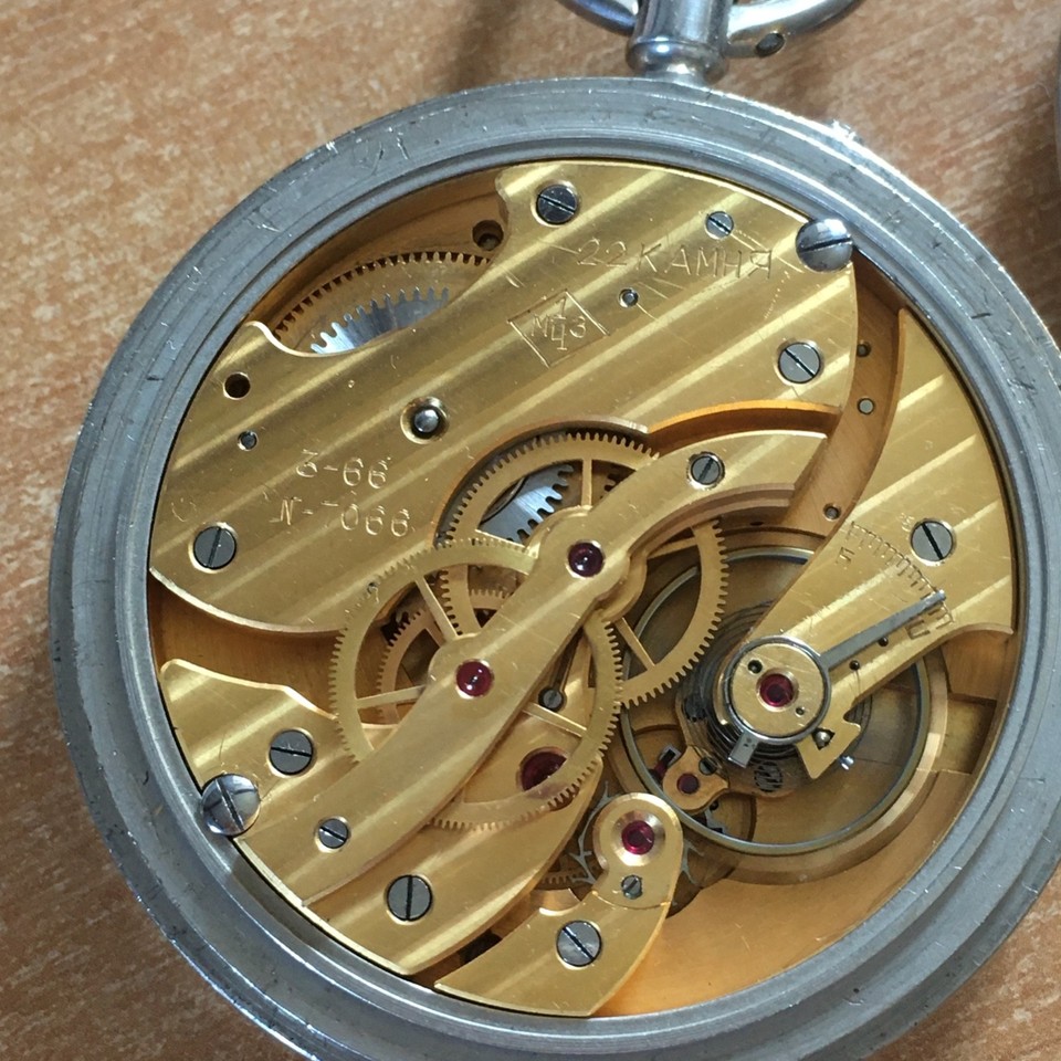 USSR marine chronometer desk clock Poljot Kirova 1MChZ 53303 | eBay