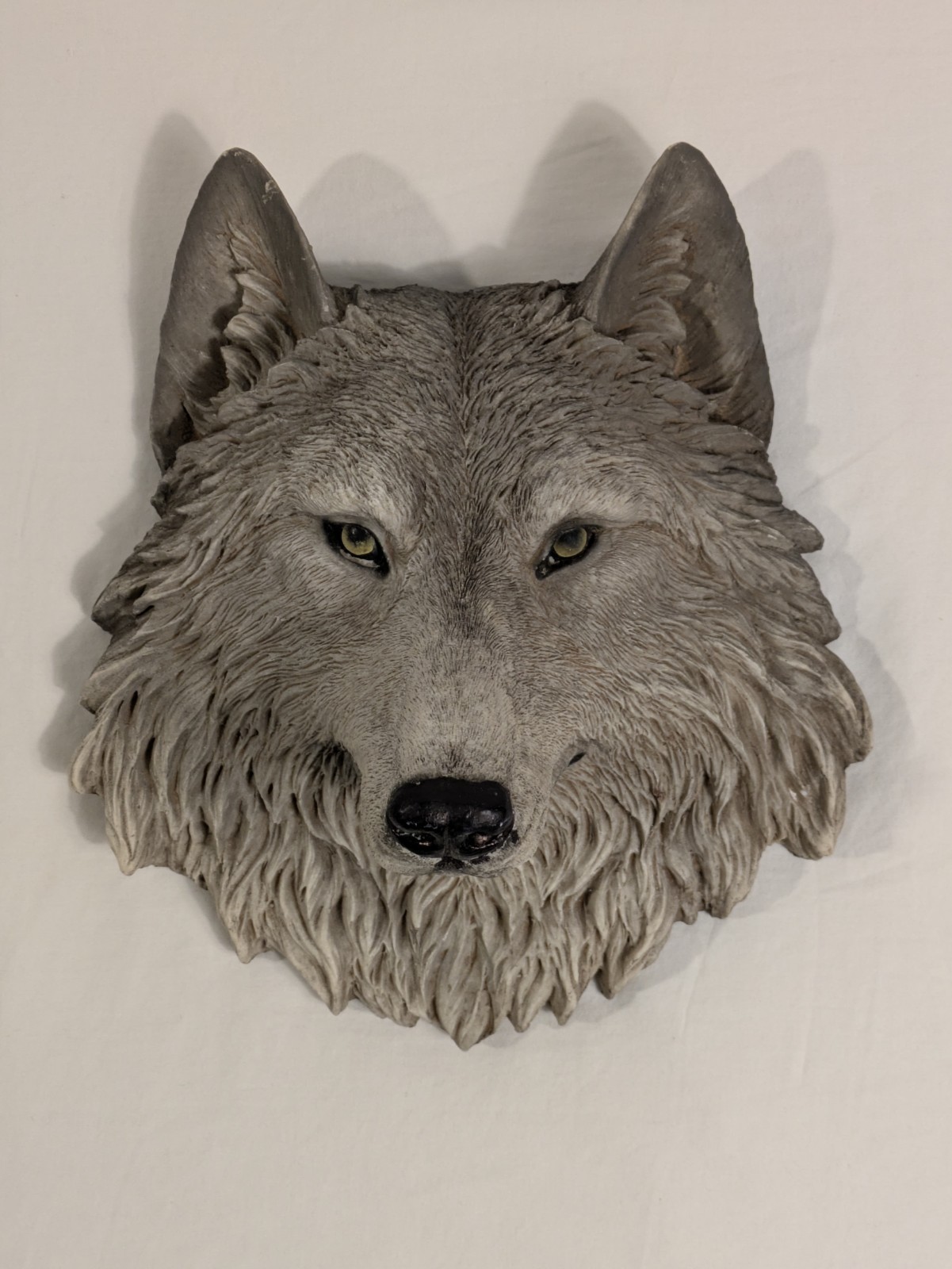 Animal Spirit Totem Wolf Head DWK HD25581 9" x 8" Indoor/Outdoor Resin ...