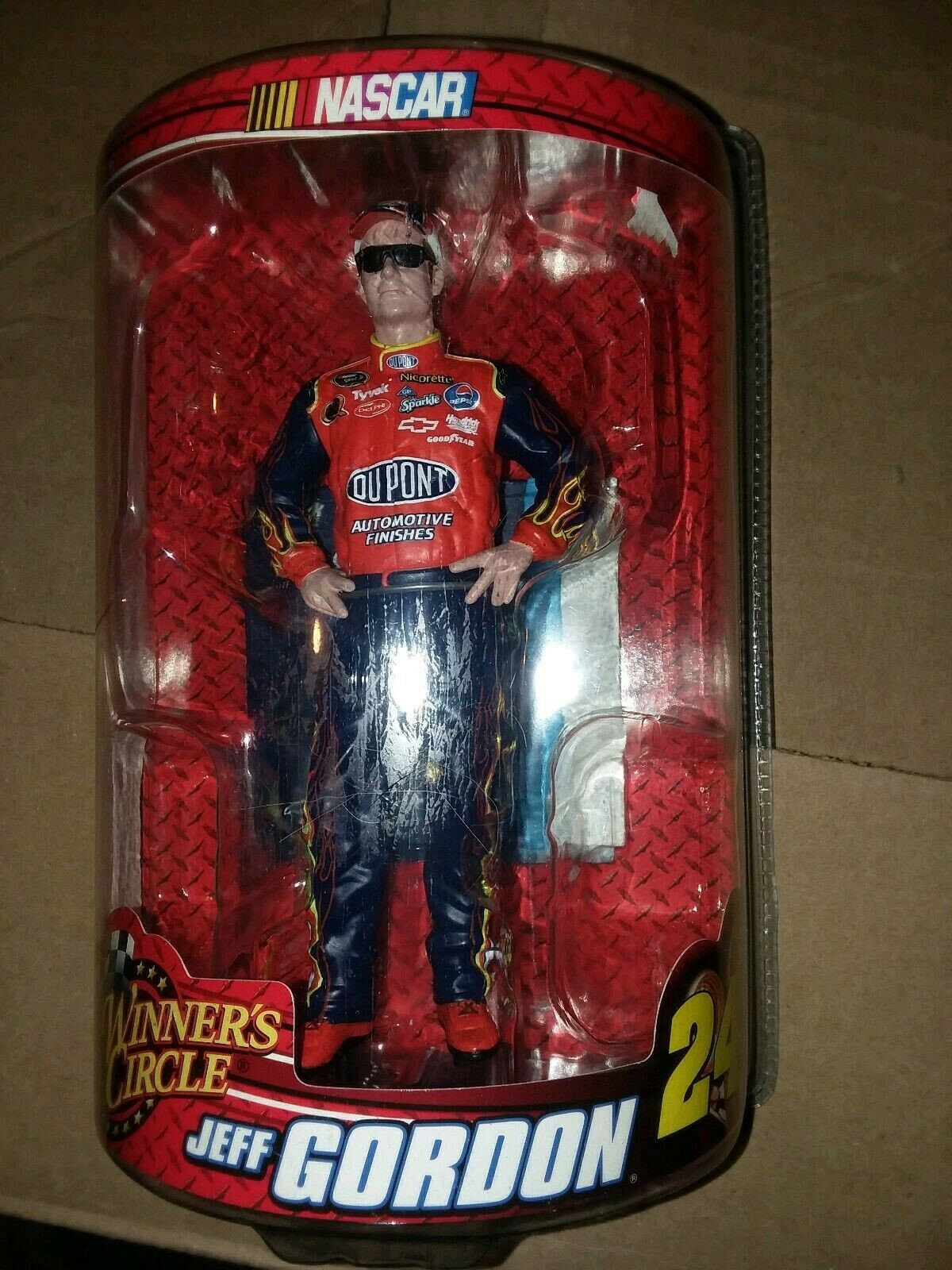 6.5 Inch Tall Jeff Gordon "Winners Circle Action Figure" NASCAR New | eBay