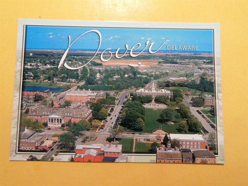 Dover Delaware vintage postcard aerial view Old State House ...