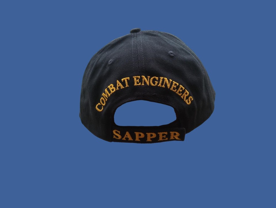 U.S ARMY COMBAT ENGINEERS SAPPER HAT ESSAYONS OFFICIAL LICENSED BALL ...