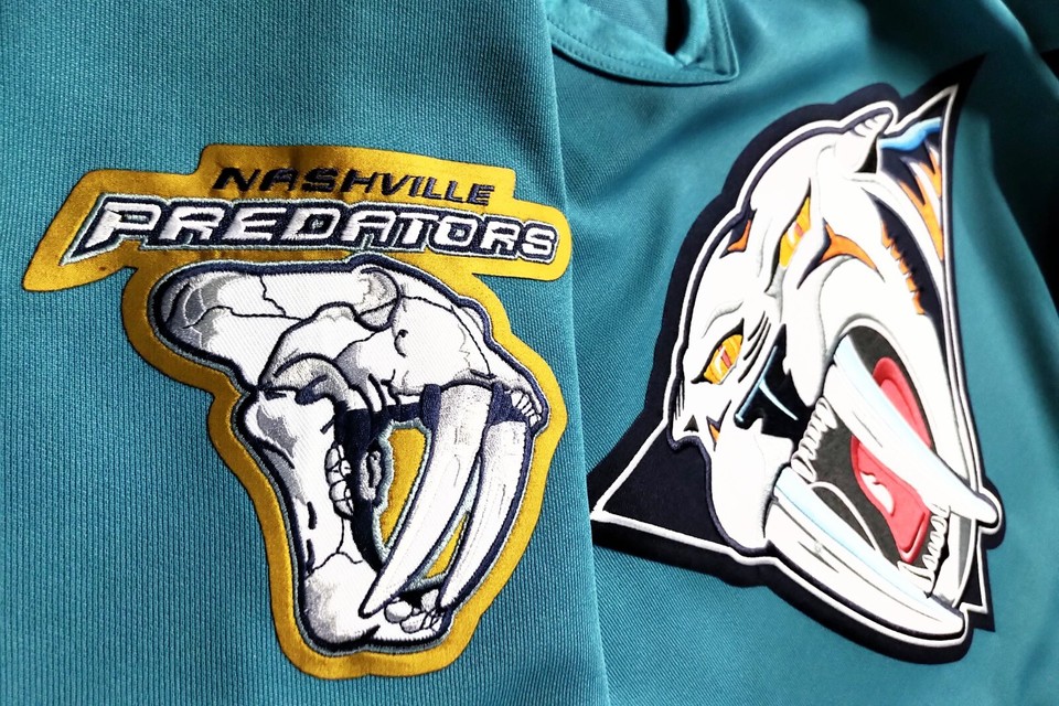 PRO-56 NASHVILLE PREDATORS Est. 1998 PATCH CCM/MASKA LICENSED AUTHENTIC ...