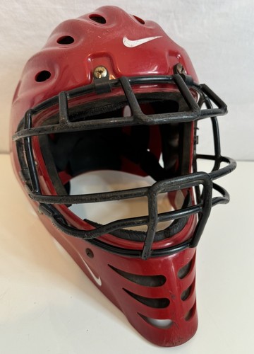 Nike Catchers Mask Large Hockey Style Full Face Guard Baseball Helmet ...