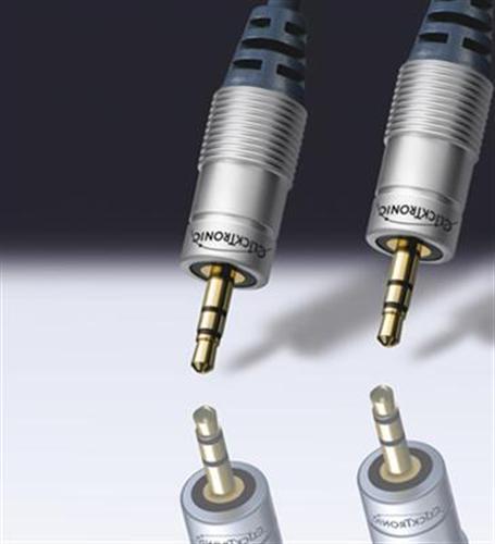 10,0m Clicktronic 3,5 mm Kinkenstecker 3,5mm Klinkenstecker stereo ...