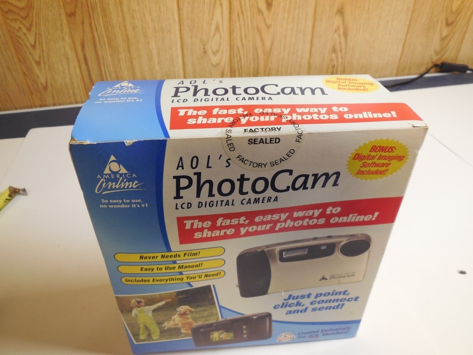 L2 Pre-Owned Vintage AOL PhotoCam Plus LCD Digital Camera Nerd Culture ...