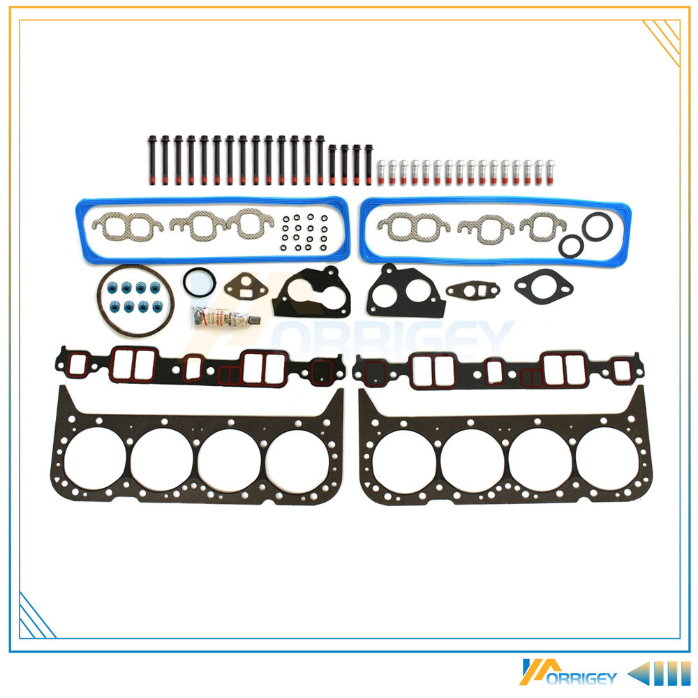 1988-1995 Chevrolet C1500 5.7L 350CID V8 OHV Head Gasket Set Bolts Kit ...