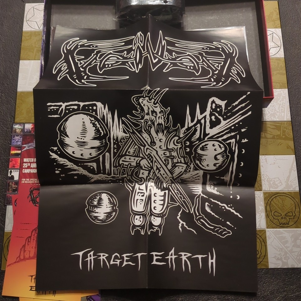 VOIVOD - Target Earth 2 CD Boxed Set #/1000. With Postcards Sticker ...